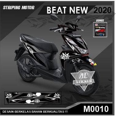 Jual Sticker honda beat motor matic striping decal | Shopee Indonesia