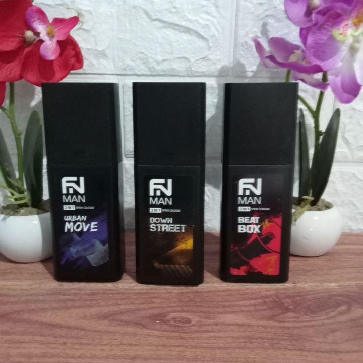 Jual FN Man 2ini1 Spray Cologne 115ml | Shopee Indonesia