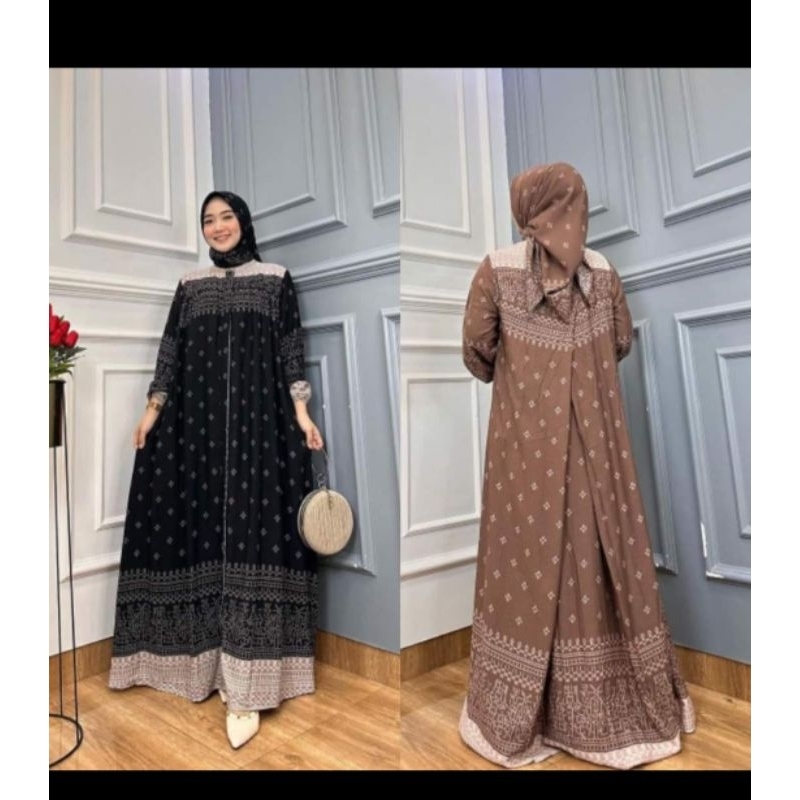 Jual GAMIS JUMBO SET HIJAB TERBARU 2024 TREN GAMIS JUMBO SETELAN ...
