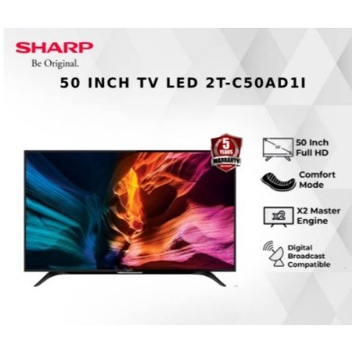Jual LED SHARP 50 inch 2T-C50AD1i Digital | Shopee Indonesia