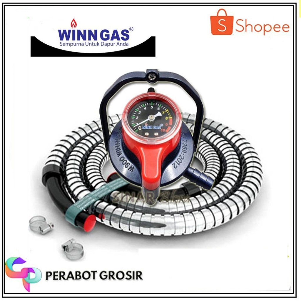 Jual Regulator Gas Winn Gas W 900m/Winn Gas W900 Regulator Dengan ...