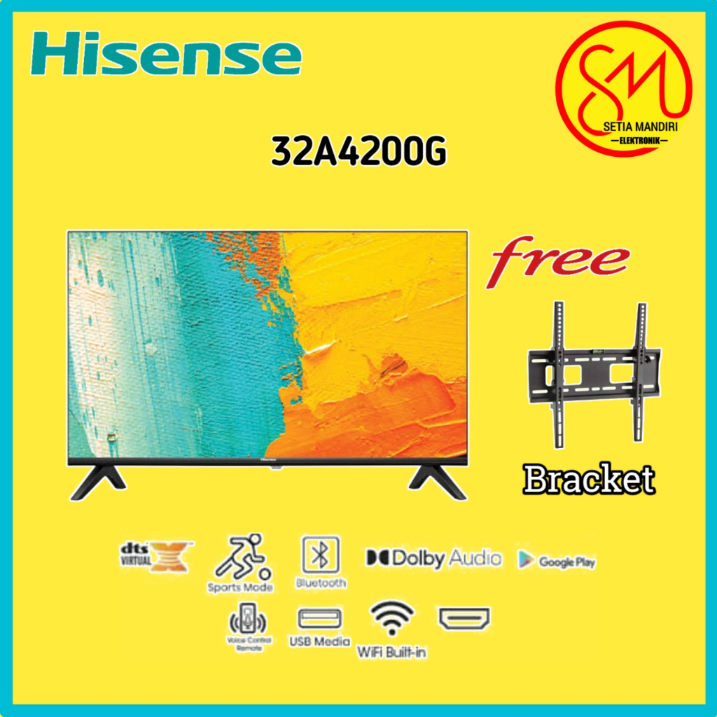 Jual [KARGO] HISENSE Smart Android Digital TV 32 inch Full HD Bezeless ...