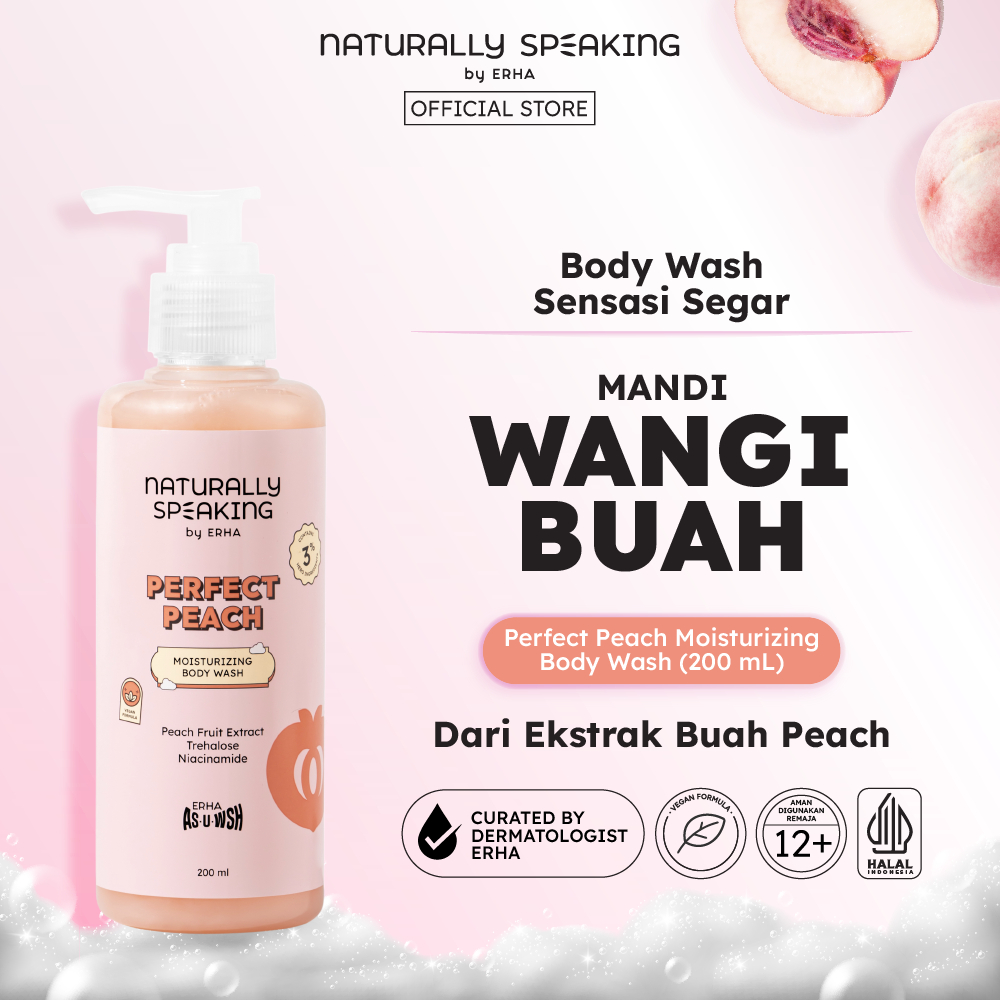 Jual Naturally Speaking - Perfect Peach Moisturizing Body Wash 200ml ...