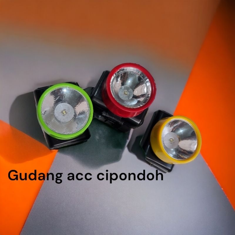 Jual lampu senter kepala led menggunakan baterai AA | Shopee Indonesia