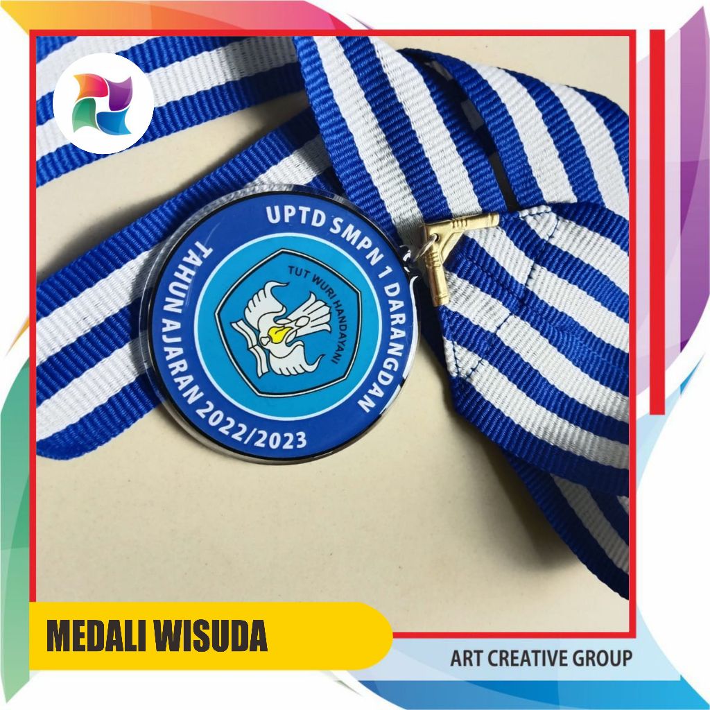 Jual Medali Kelulusan sekolah / Medali Wisuda / Medali Akrilik lapir Resin Bening | Shopee Indonesia