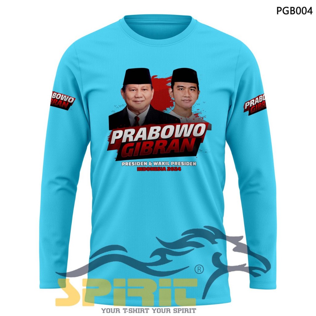 Jual Kaos Prabowo-Gibran Baju Kaos Pasangan Presiden dan Wakil Presiden 2024 Prabowo Subianto ...