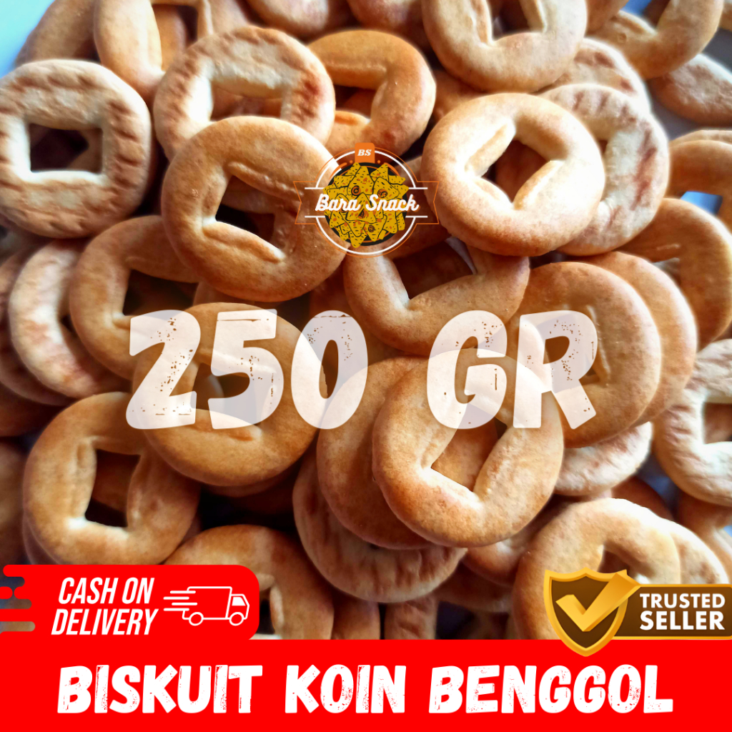 Jual [ 250gr ] Biskuit Koin Benggol Manis / Roti Anak Renyah / Camilan ...
