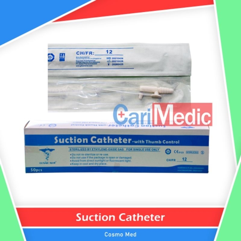 Jual Suction Catheter CosmoMed Selang Kateter Sedot Lendir Dahak ...