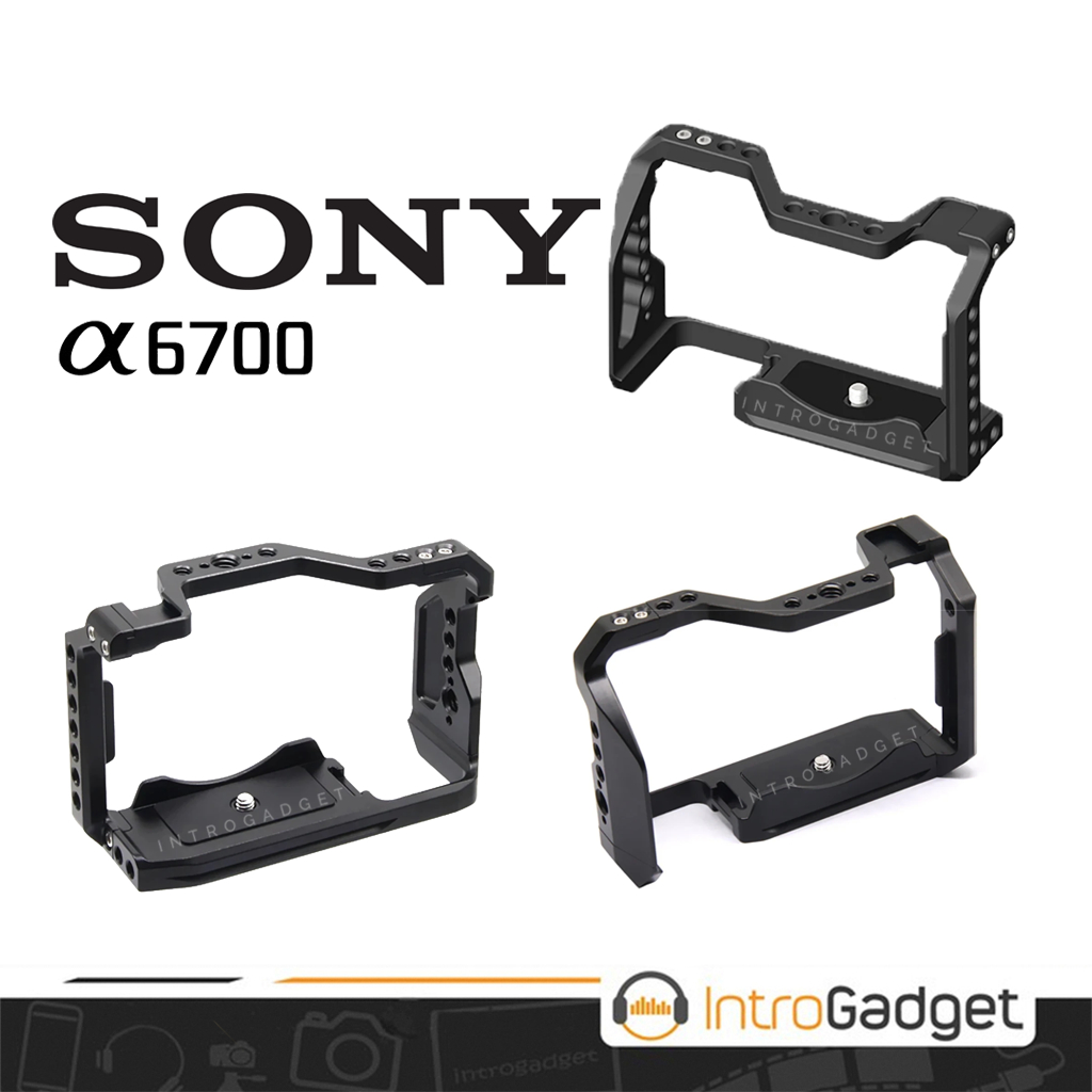 Jual Cage Rig Sony A6700 SmallRig UURig Andoer Plate Metal | Shopee ...