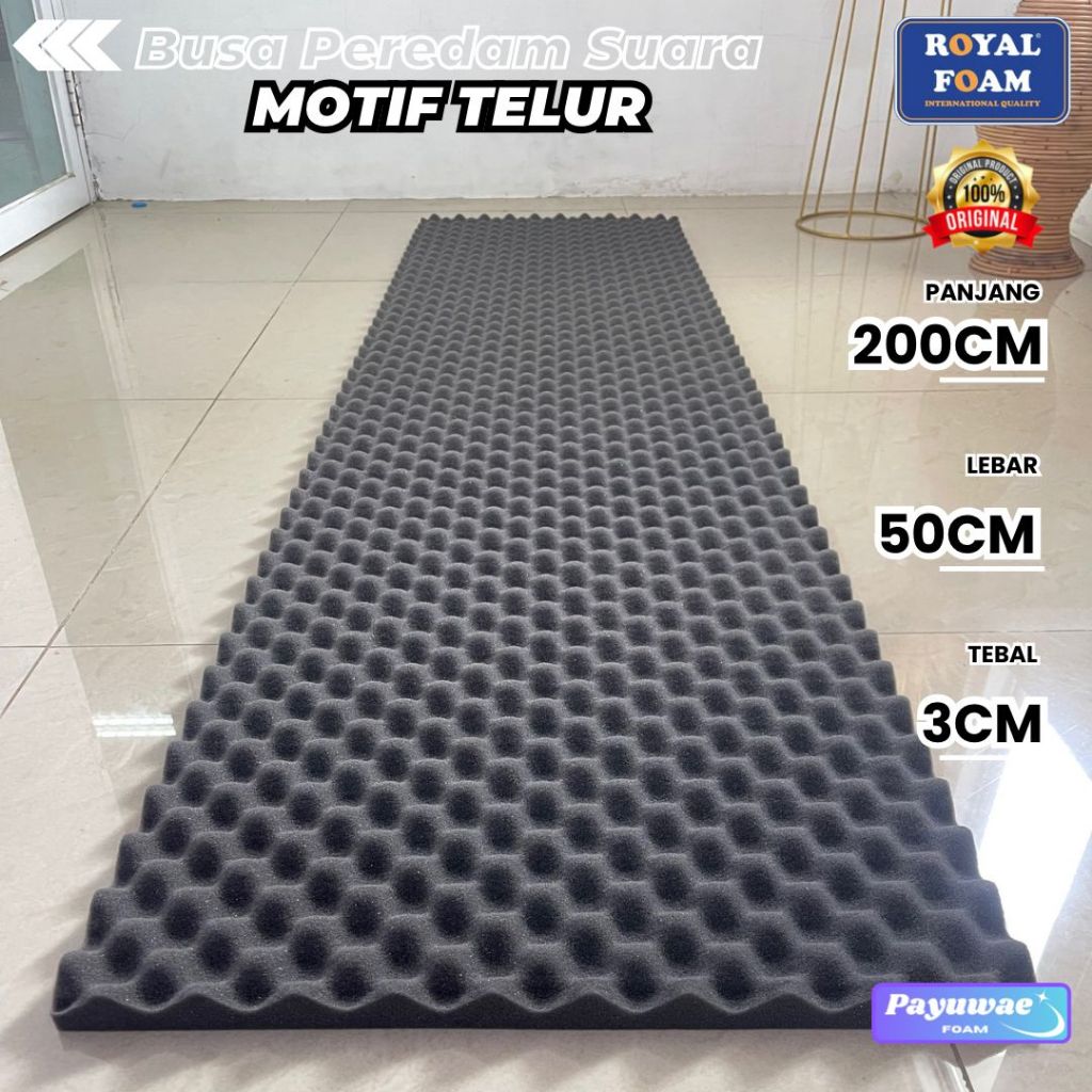 Jual Busa Peredam Suara Ruangan Studio Musik Podcast Ukuran 200x50x3cm ...