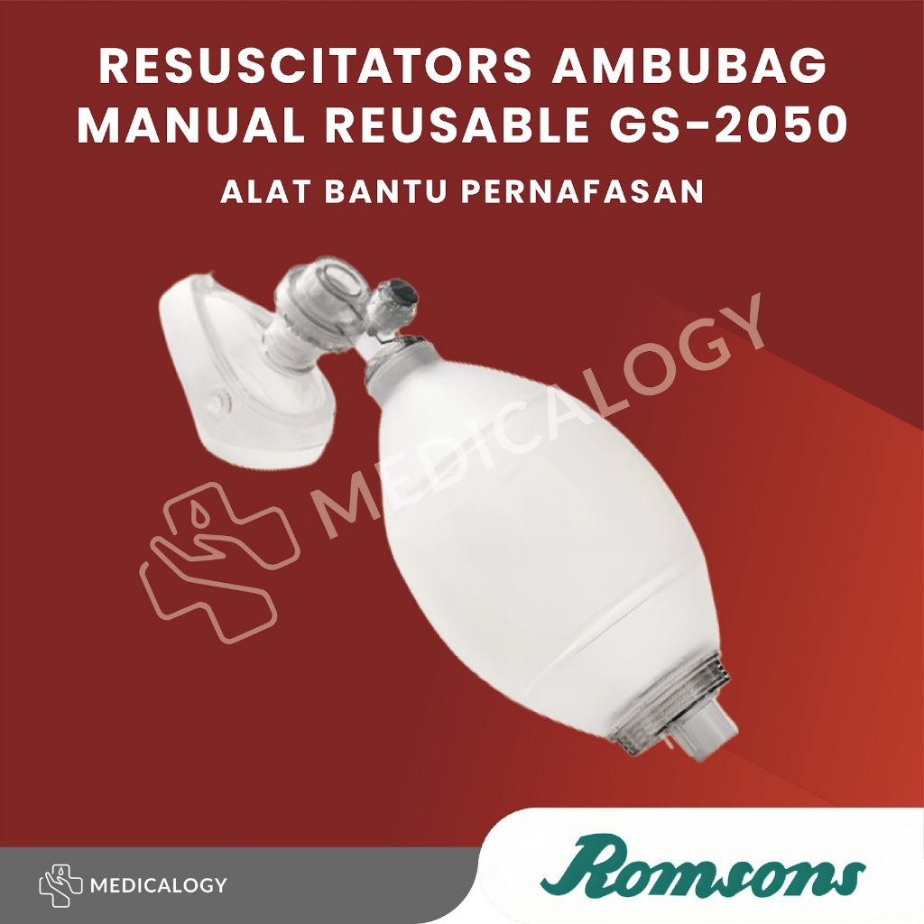 Jual Romsons Resuscitators Ambubag Manual Reusable (Infant, Child ...