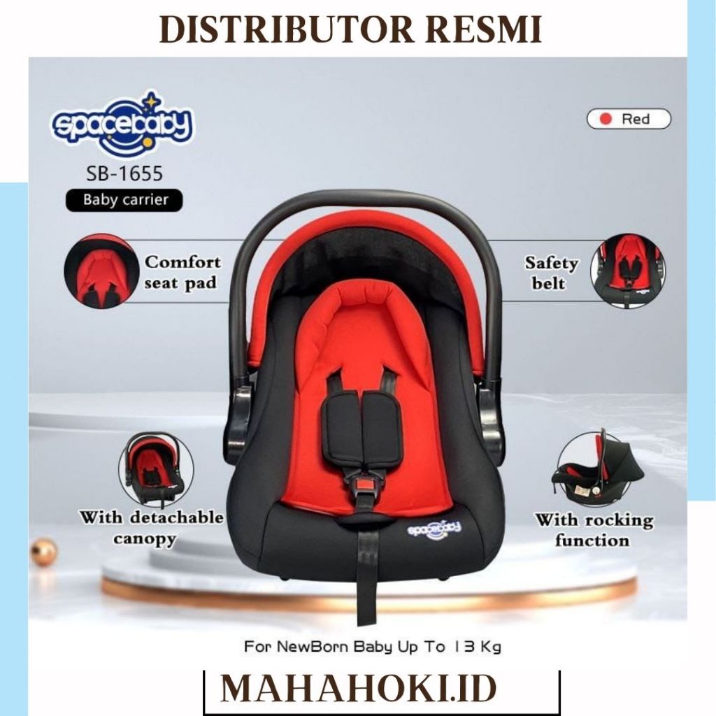 Jual SPACEBABY BABY CARRIER SB 1655 DUDUKAN KURSI MOBIL BAYI ANAK ...