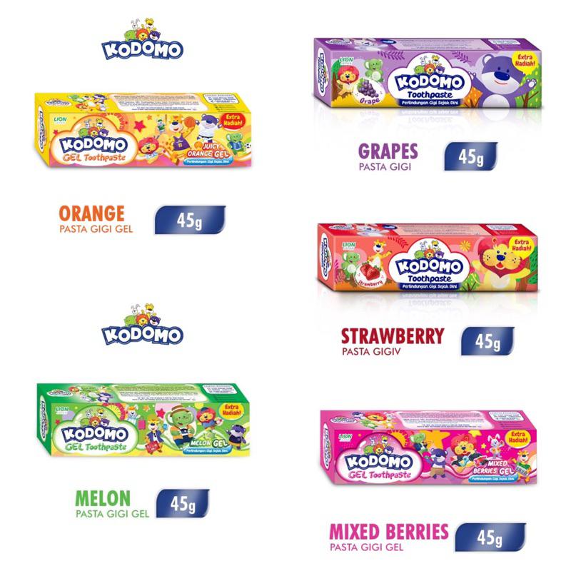 Jual Extra HADIAH !! Kodomo Pasta Gigi Tube 45 gr | Shopee Indonesia