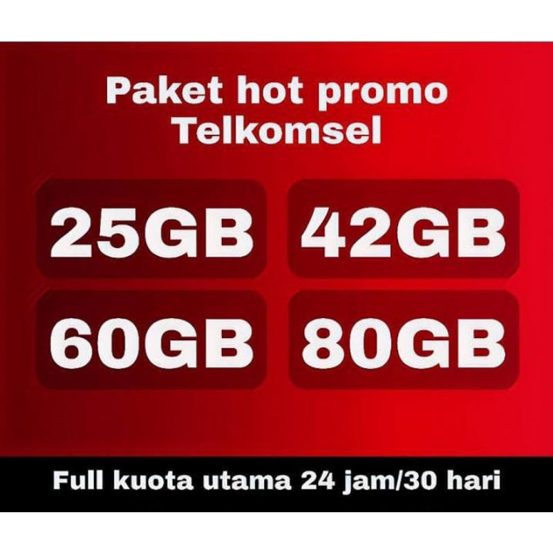 Jual Hot Promo Paket Data Telkomsel Full Kuota Bisa Semua Nomor Telkomsel (Khusus Jateng & DIY ...