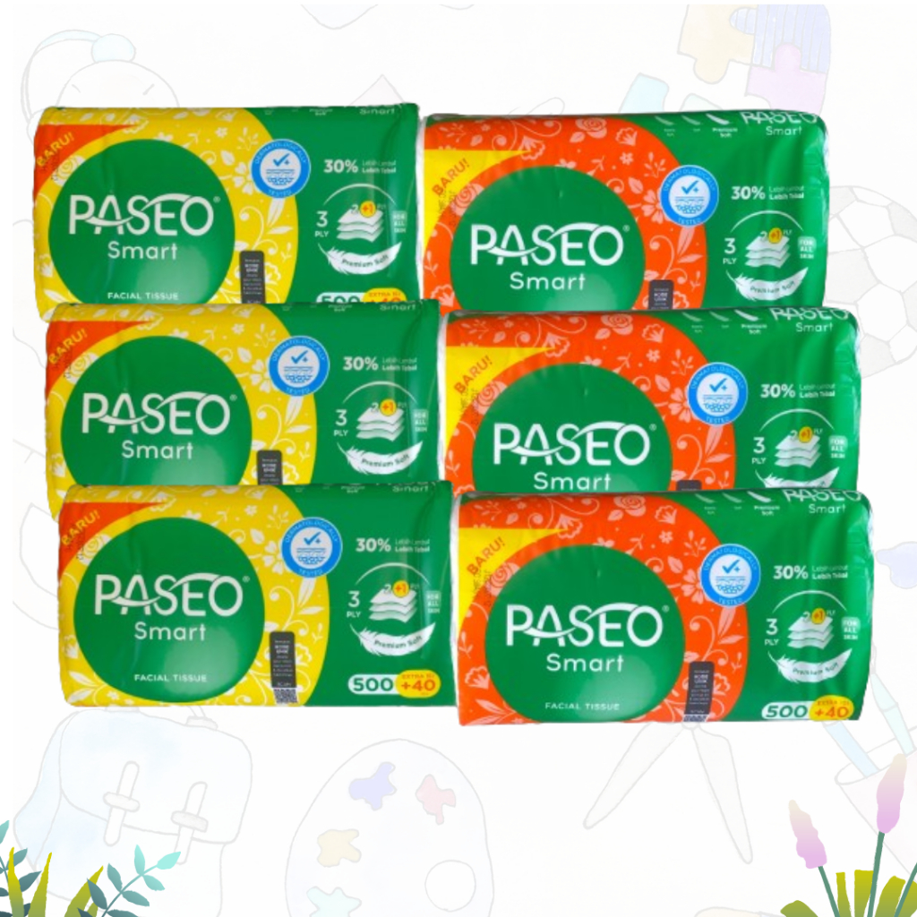 Jual TISSUE PASEO SMART 540 SHEET / TISU WAJAH (PCS) | Shopee Indonesia