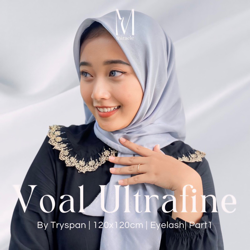 Jual Miracle | Voal Ultrafine by Tryspan Eyelash | 115x115cm | Hijab ...