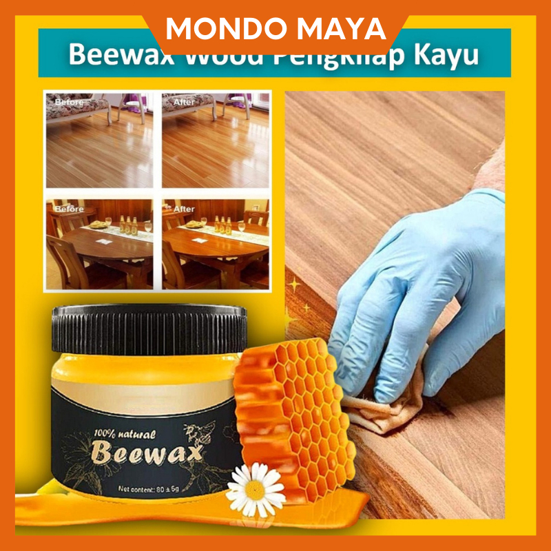 Jual Original Beeswax Polish Wax Pengkilap Bahan Furniture Kursi Meja ...