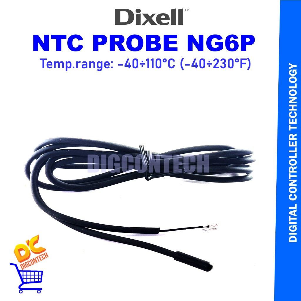 Jual NG6P Dixell Sensor NTC 1.5m hitam | Shopee Indonesia