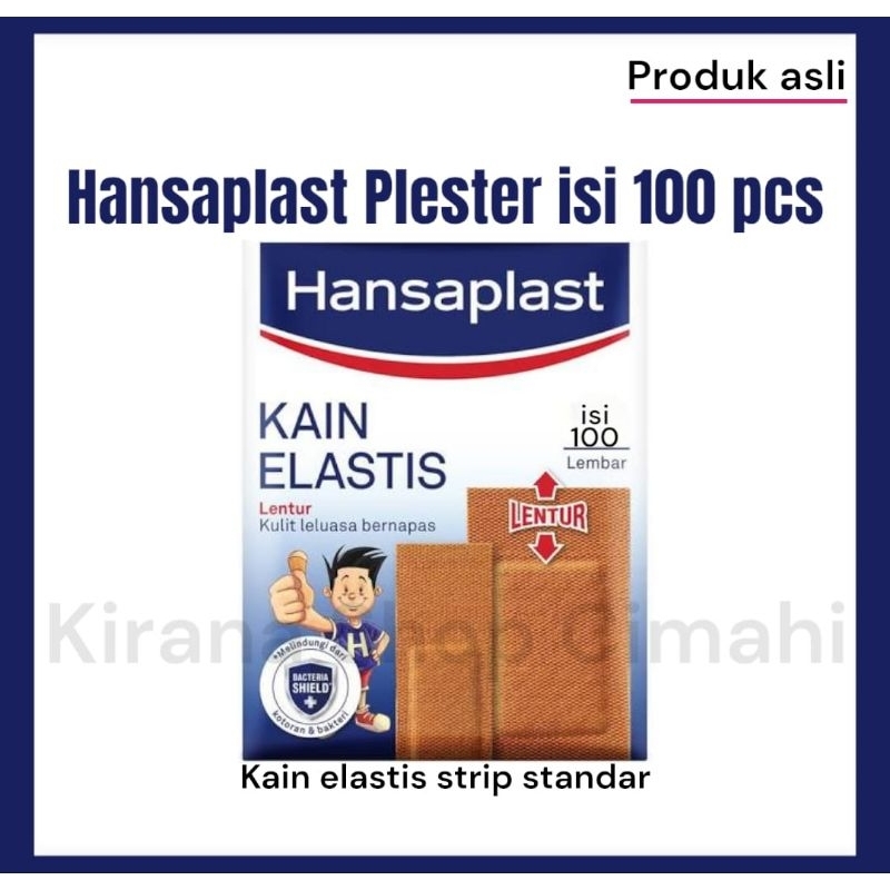 Jual Hansaplast plester kain elastis isi 100 pcs | Shopee Indonesia