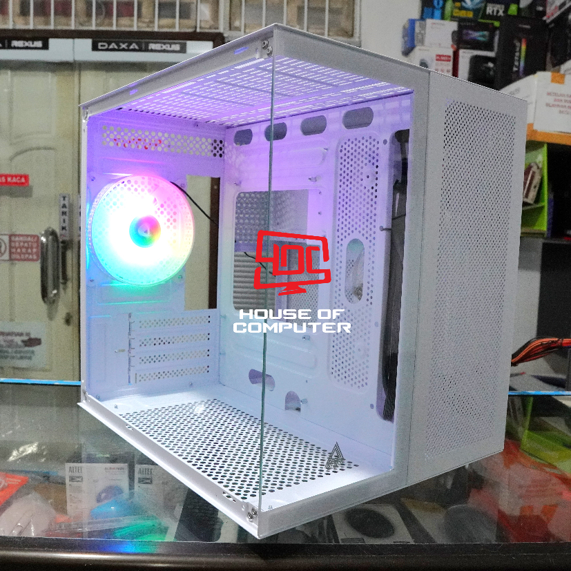 Jual PARADOX CASE PC RENGGANIS TEMPERED GLASS M-ATX FREE 1 FAN RGB ...