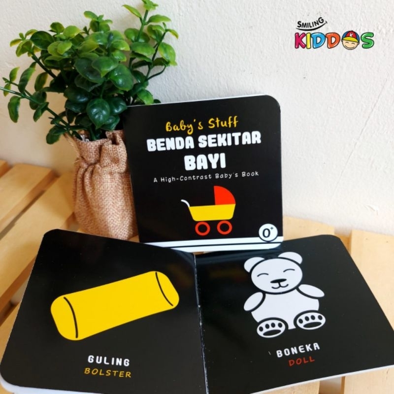 Jual SK Mini Book High Contrast - Buku stimulasi visual anak bayi ...