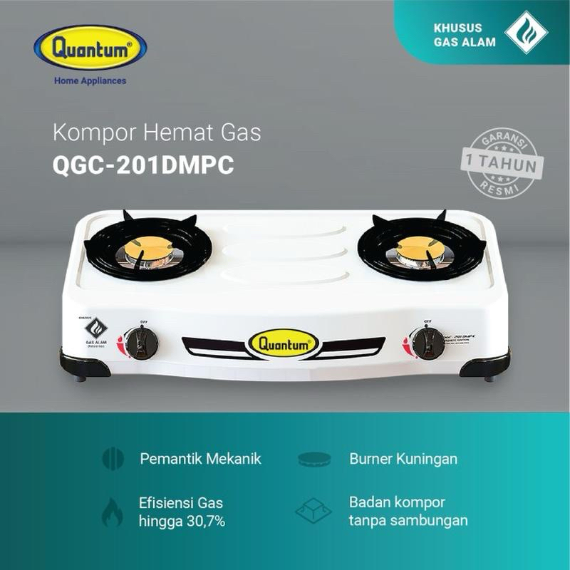 Jual Kompor Gas Quantum 2 Tungku QGC 201 DMP-C | Shopee Indonesia