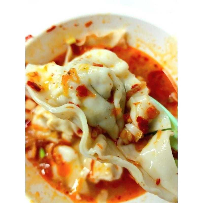Jual WONTON PANGSIT KUAH 3 Pack pedas udang ayam premium murah semarang ...