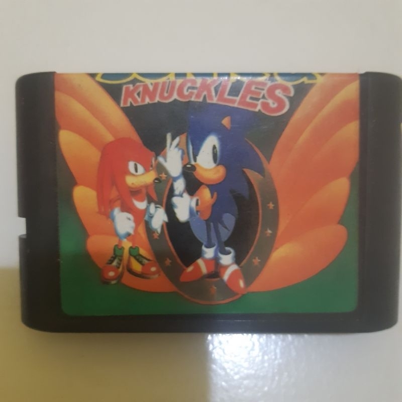 Jual cartridge/kaset sega mega drive bootleg SONIC & KNUCKLES | Shopee ...