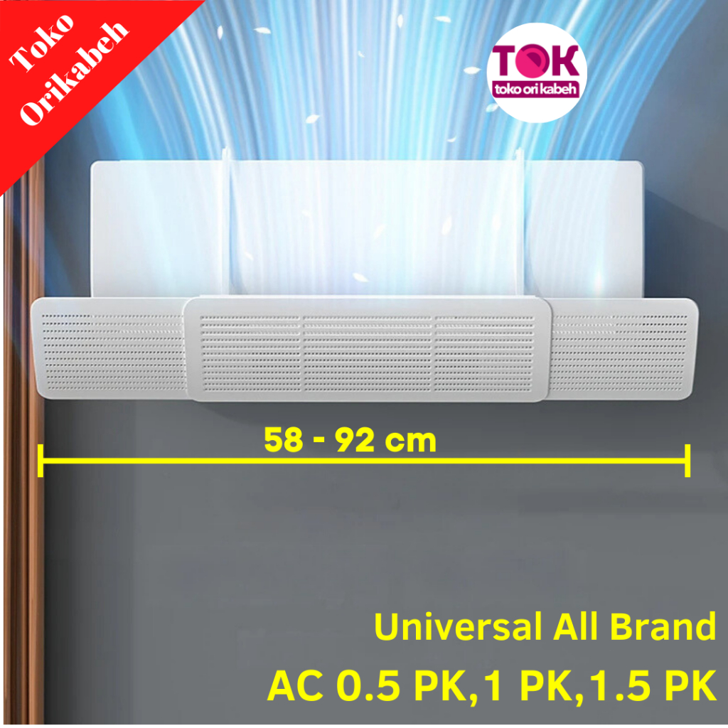Jual Reflektor AC Cover Penahan Hembusan Angin Indoor Penghalang ...