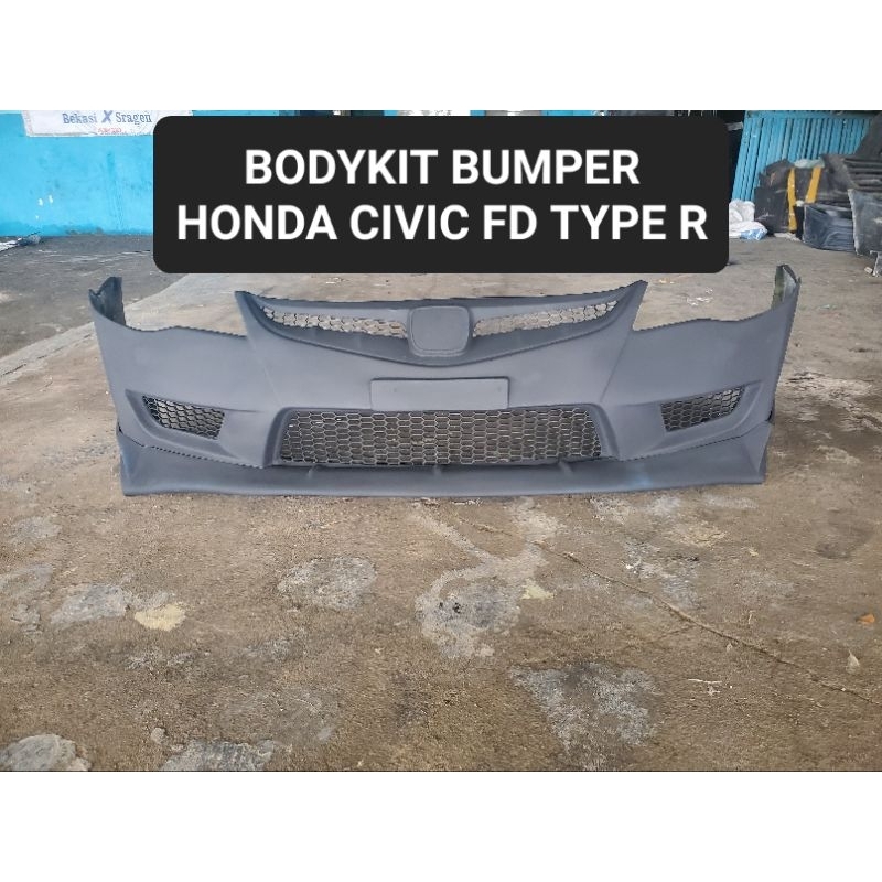 Jual Bodykit honda civic fd type R include lips bumper Depan Grade-A ...