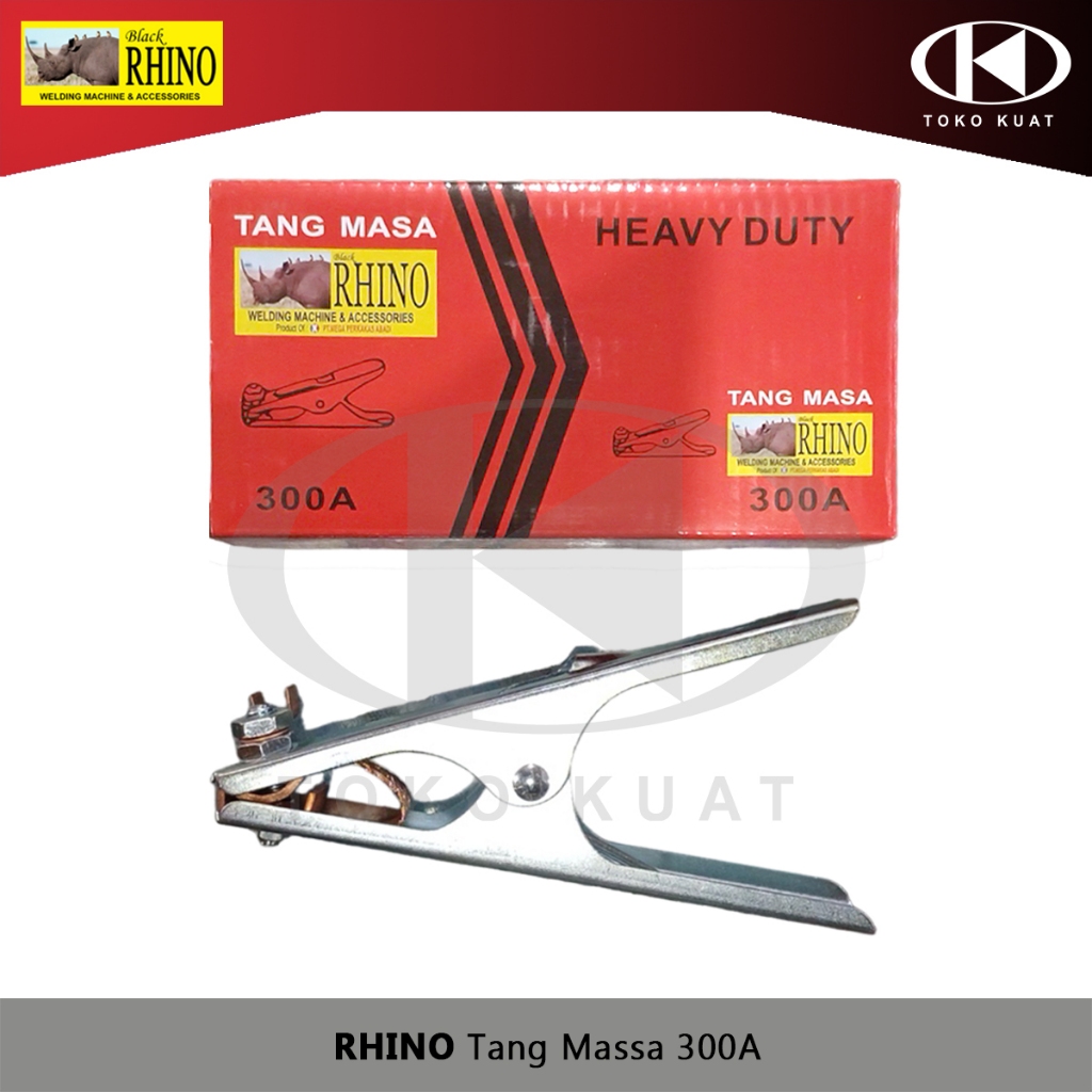 Jual Tang Massa 300A RHINO Ground Earth Clamp Tanpa Kabel | Shopee ...