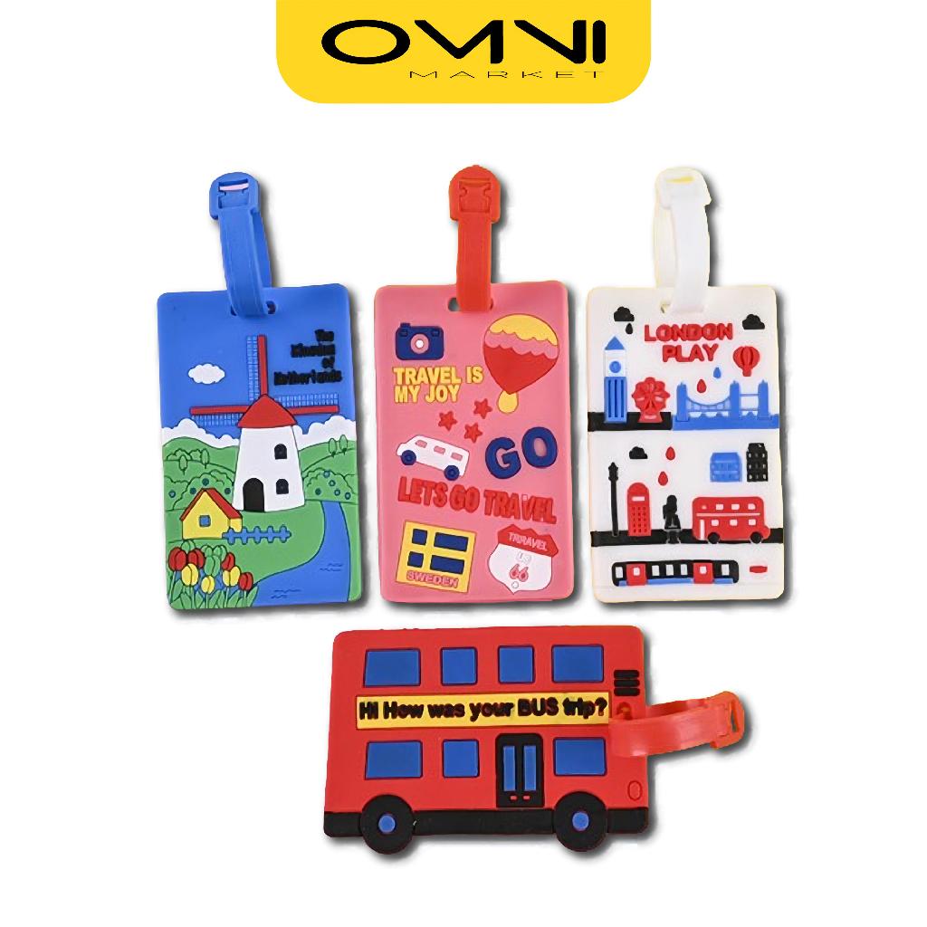 Jual Name Tag Koper Travel Gantungan Nama Luggage Karakter Unik HM060 ...