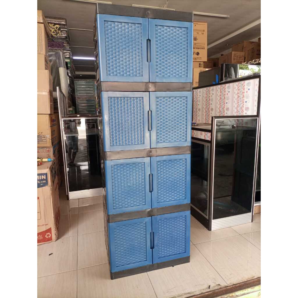 Jual Pengiriman Lokal LEMARI SUSUN 4 GUNPLAS MINI TANPA KACA & KUNCI ...