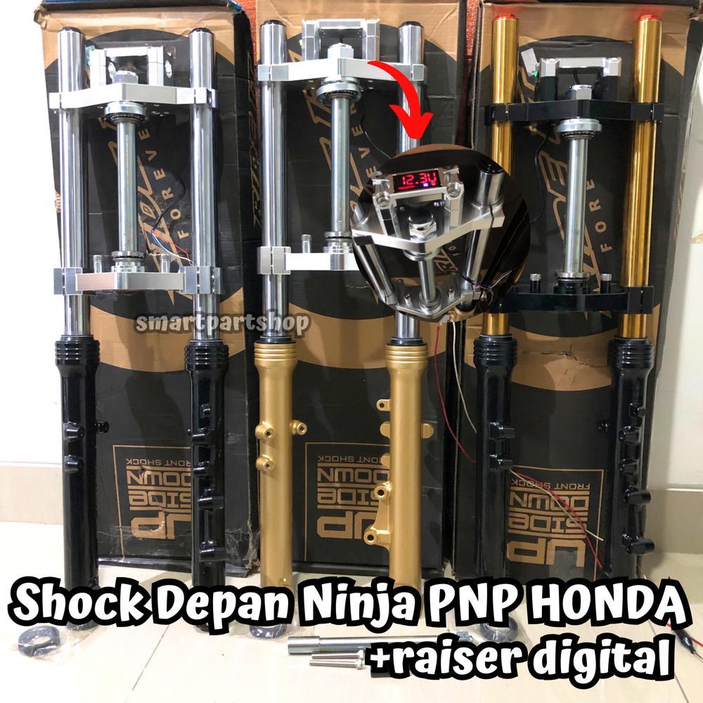 Jual SHOCK SKOK DEPAN NINJA Ride it as gold,as rainbow,as chrome ...