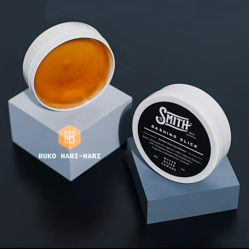 Jual Hair Pomade DASHING SLICK - Water Based Pomade (SMITH) | Shopee ...