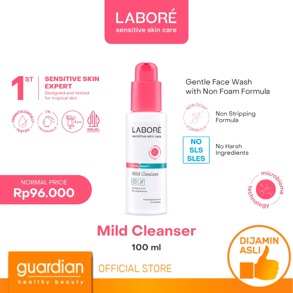 Jual Labore GentleBiome Mild Cleanser 100Ml - Gentle Face Wash Kulit ...