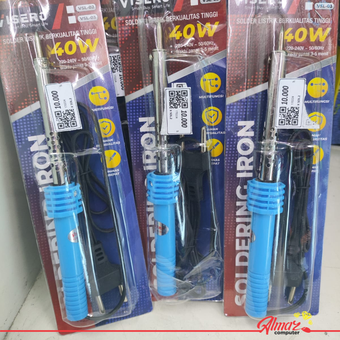 Jual Solder Visero 40 watt VSL 03 Gagang Plastik | Shopee Indonesia