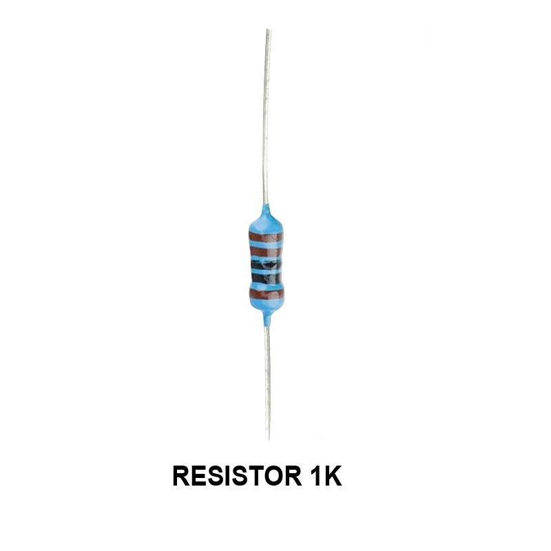 Jual EELIC RSR-MEF -ISI 1 Pcs resistor film metal 1/4 watt 0.25 watt 1K ...