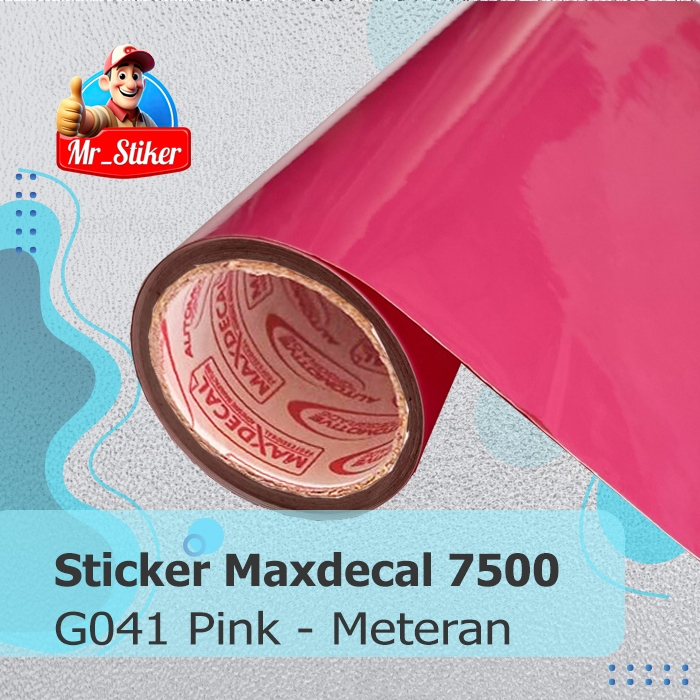 Jual Sticker Maxdecal 7500 - G041 Pink Meteran | Shopee Indonesia