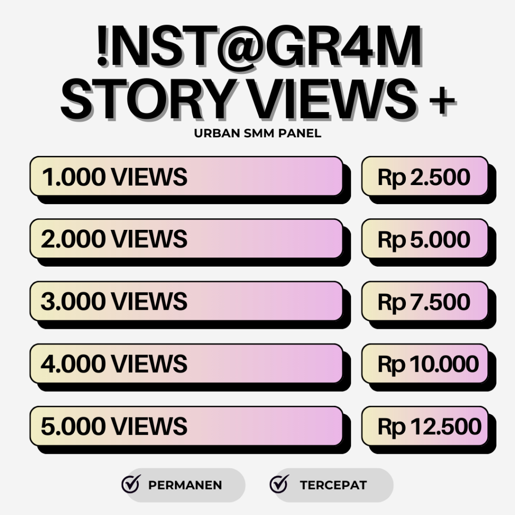 Jual View Story Instagram 1K Proses Cepat Views All Story IG Viewers ...