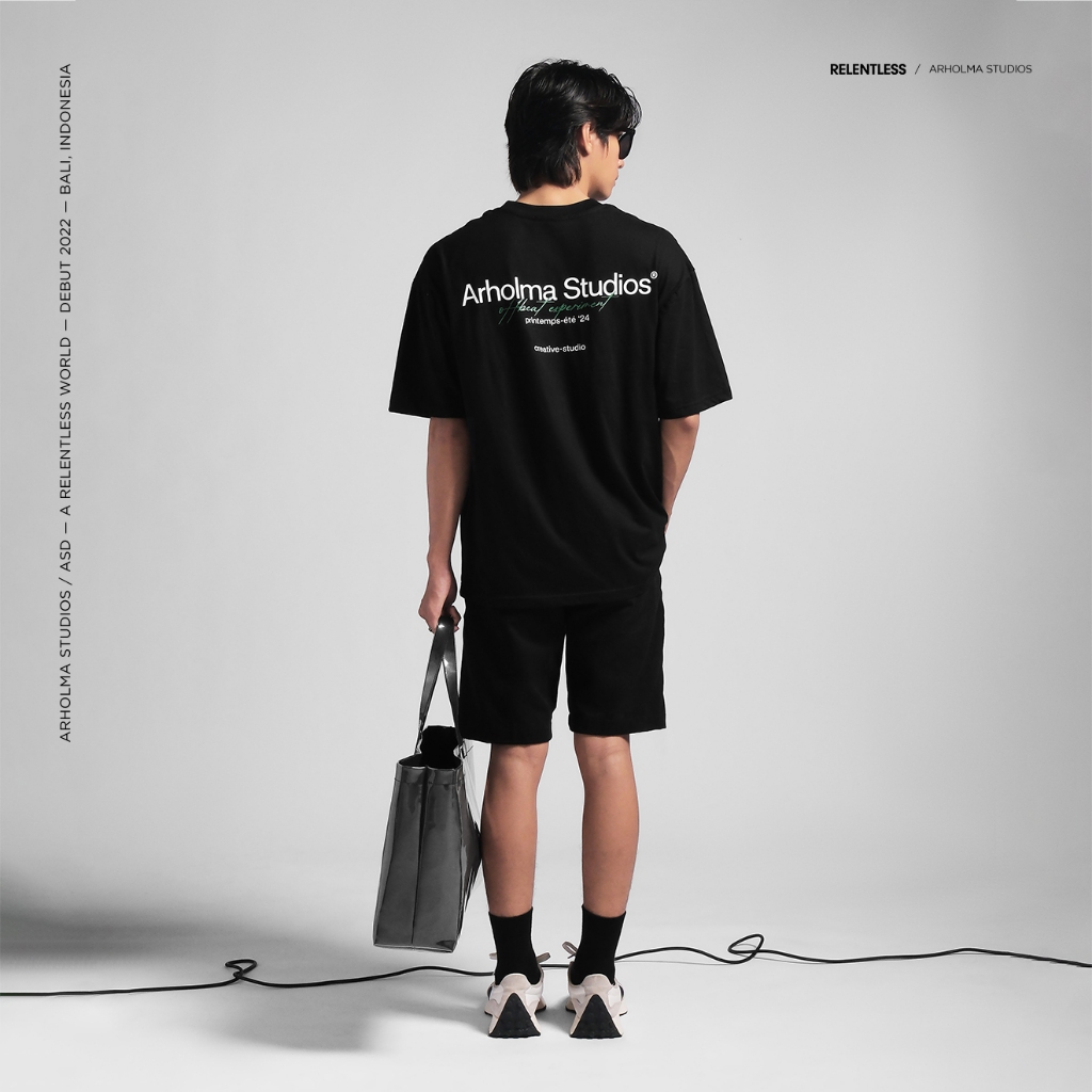 Jual Arholma Studios - Oversized TShirt 'Offbeat' Black | Shopee Indonesia