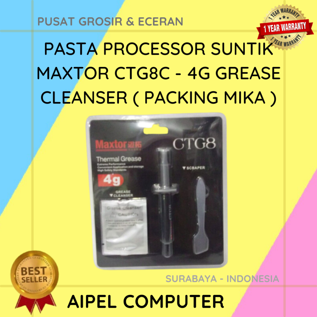 Jual CTG8C4 | PASTA PROCESSOR SUNTIK MAXTOR CTG8C – 4G GREASE CLEANSER ...