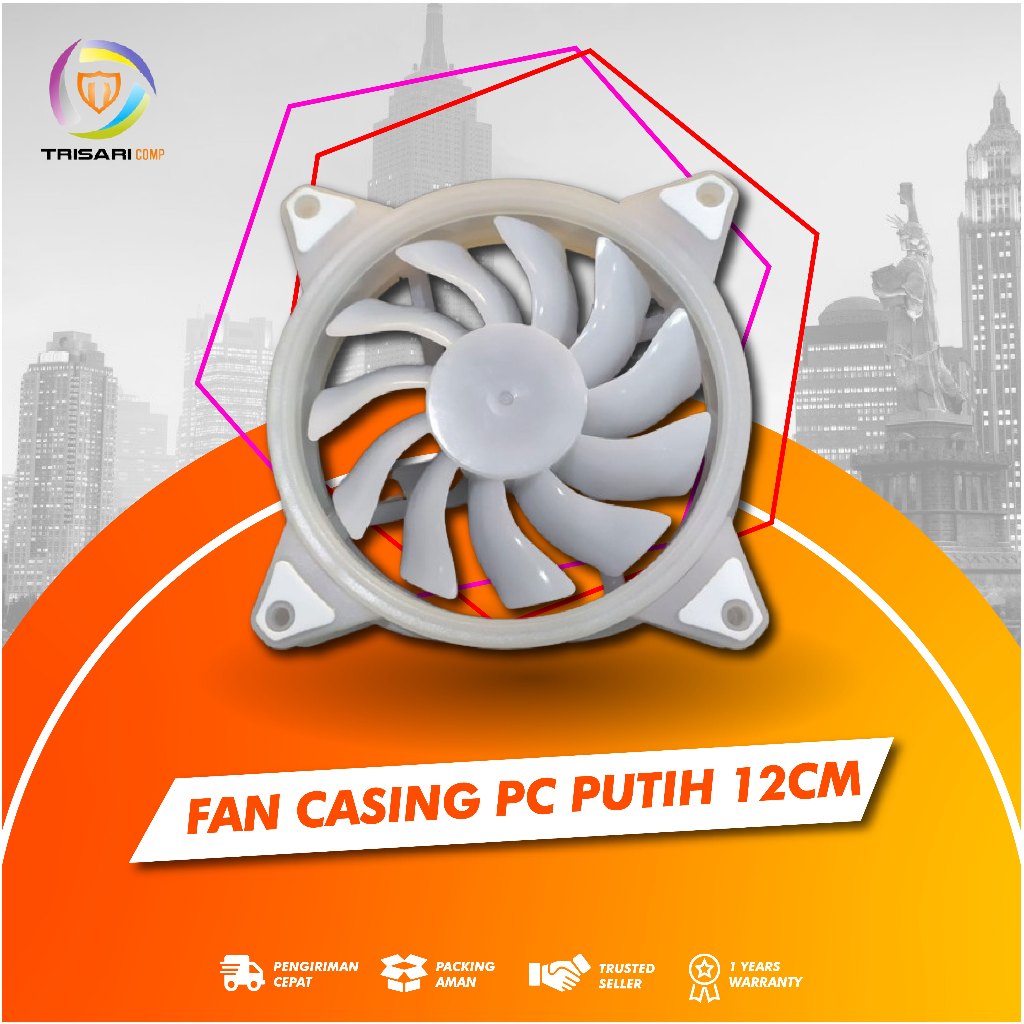 Jual FAN CASING 12CM BERWARNA PUTIH | Shopee Indonesia