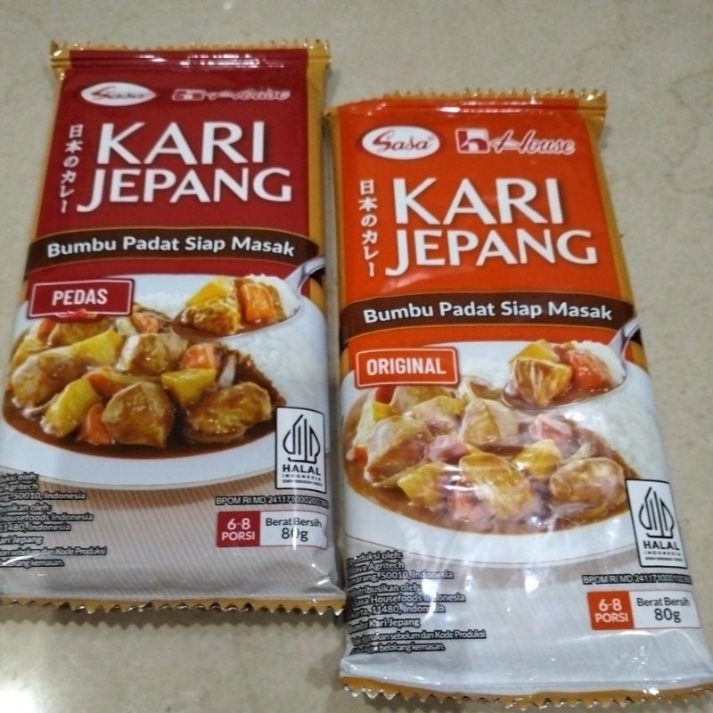 Jual Sasa House Kari Jepang/Bumbu Kari Instant 80gr | Shopee Indonesia