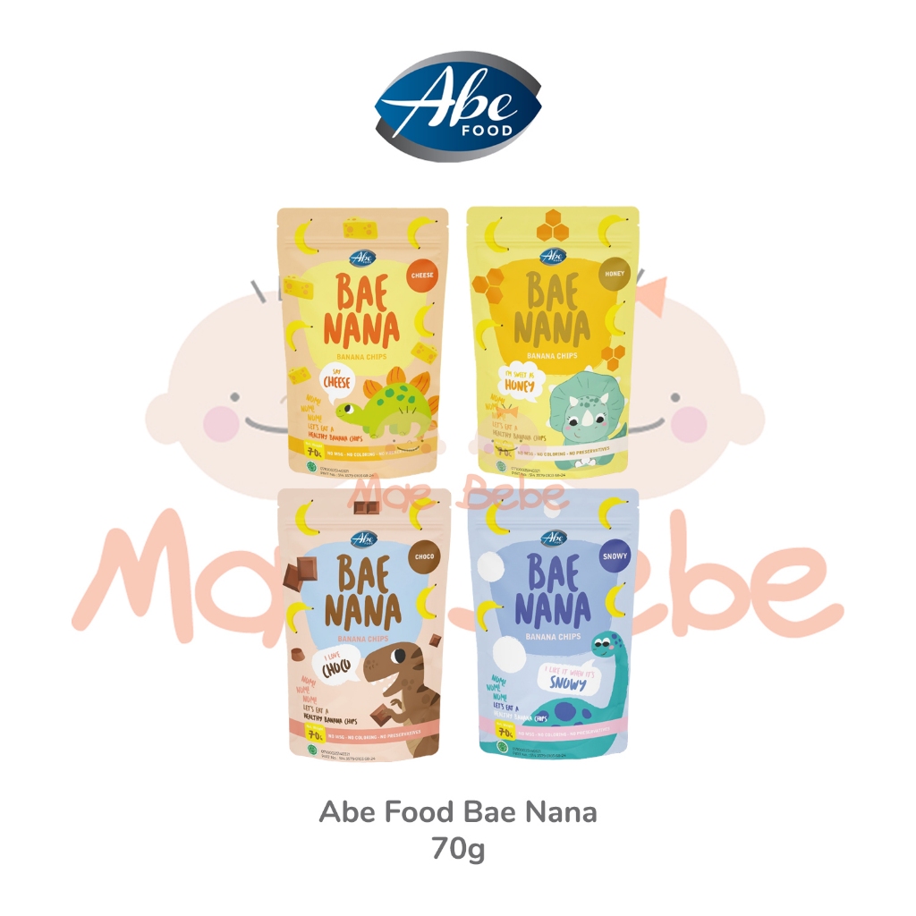 Jual Abe Food Bae Nana Baenana Banana Chips Snack Keripik Pisang ...