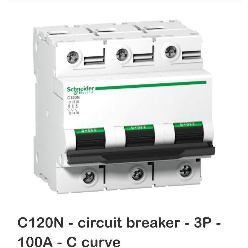 Jual MCB SCHNEIDER C120N 3P 80A 100A 125A | Shopee Indonesia
