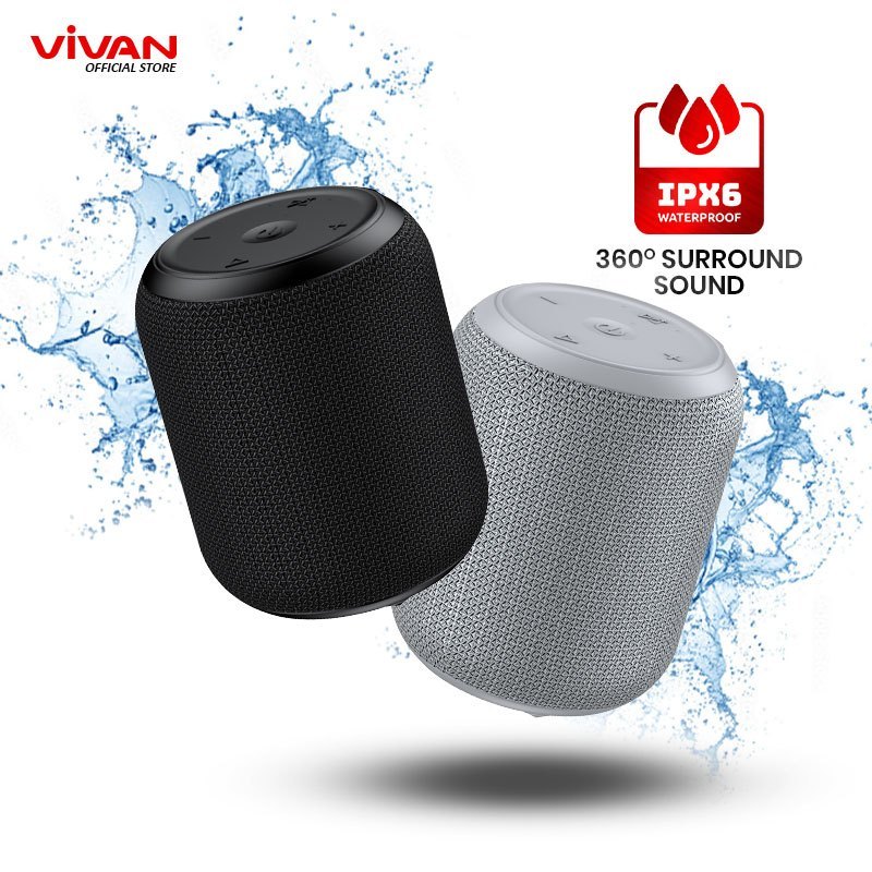 Jual VIVAN VS12 Speaker Bluetooth Wireless Audio Portable Mega Bass ...