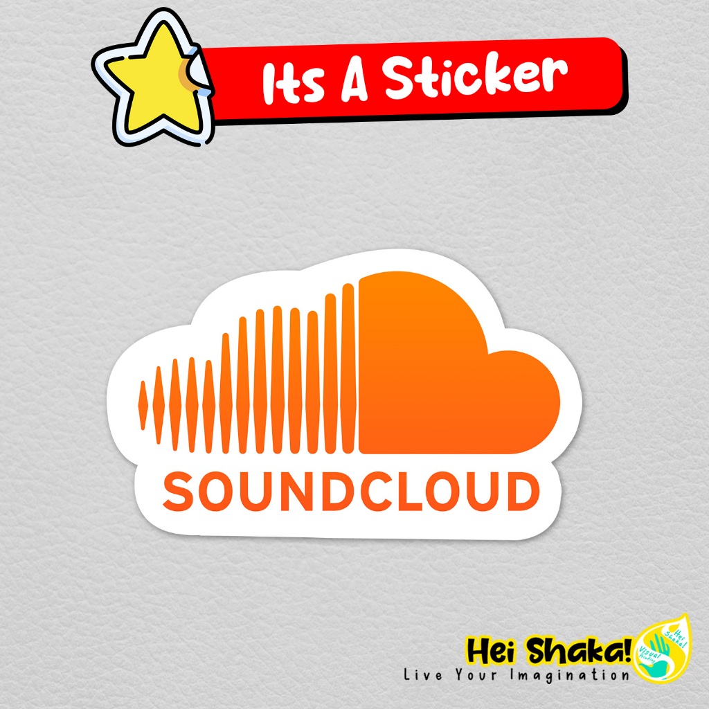 Jual Stiker Soundcloud Logo Sticker Music Bahan Vinyl Anti Air | Shopee ...