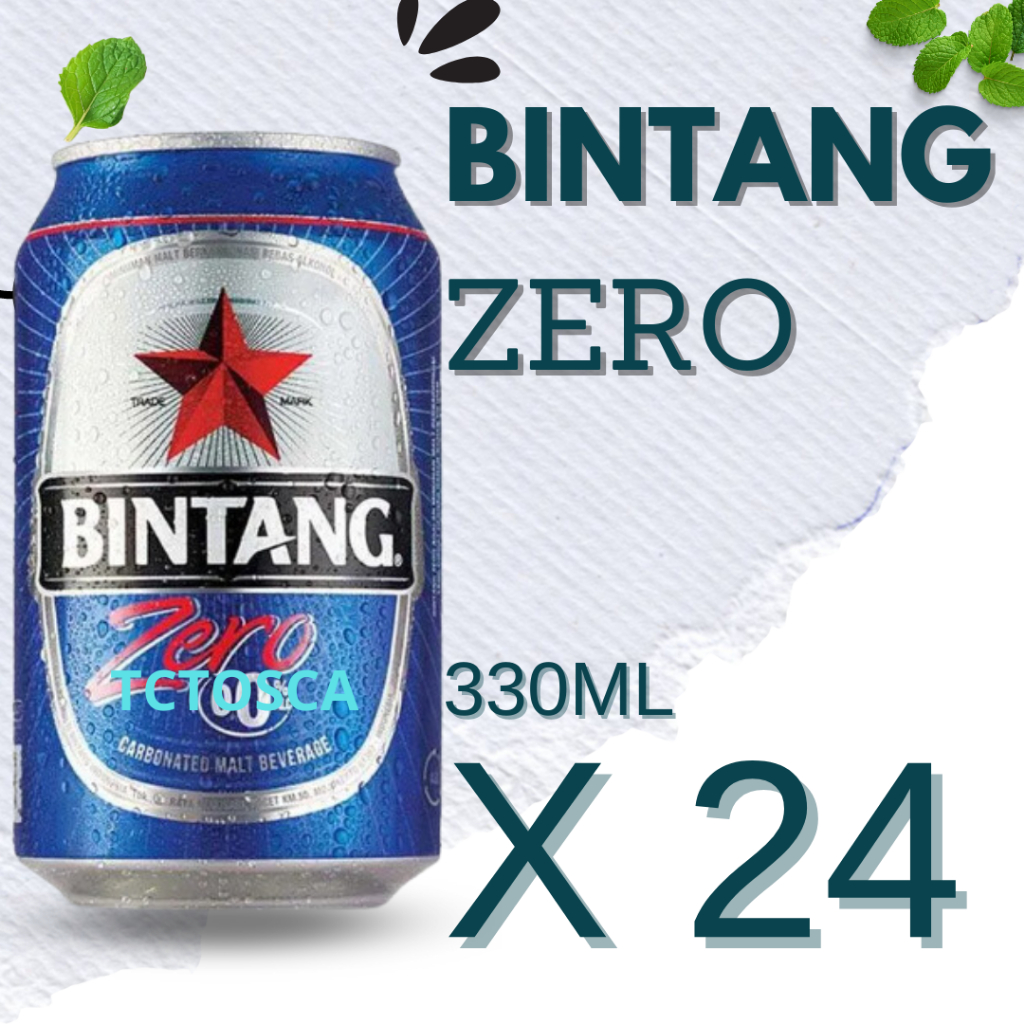 Jual Bintang Zero [0% Alkhol] 330mL 1 Karton isi 24Pcs | Shopee Indonesia