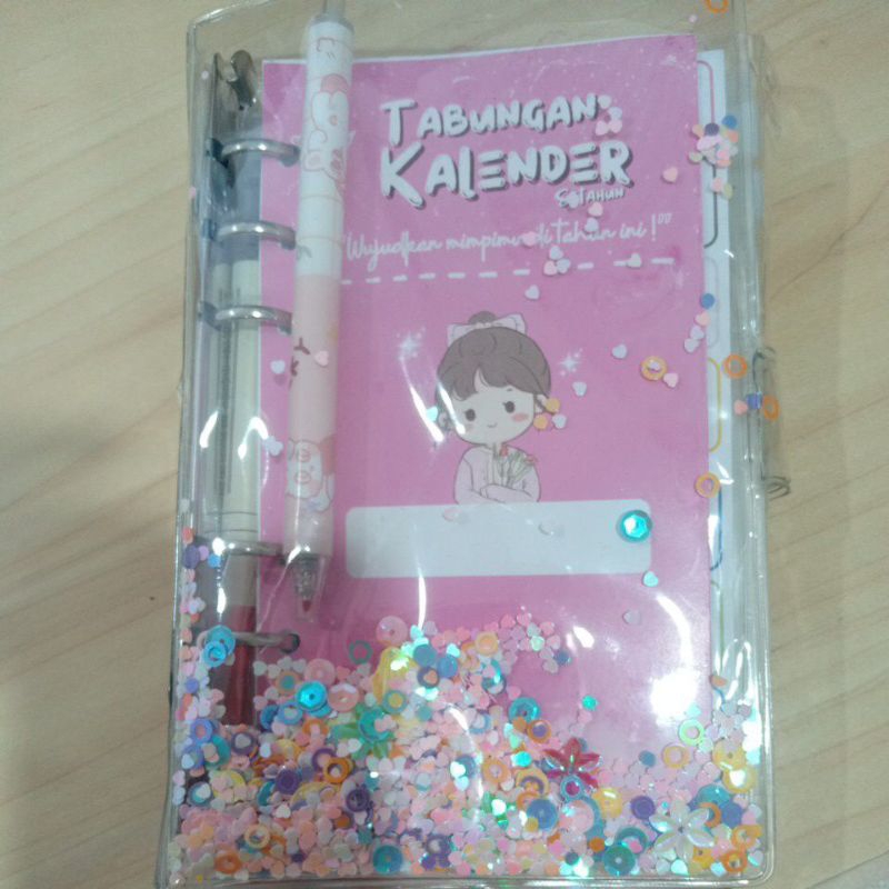 Jual Paket Binder Keuangan Lengkap A6, Binder Nabung Kalender setaun ...